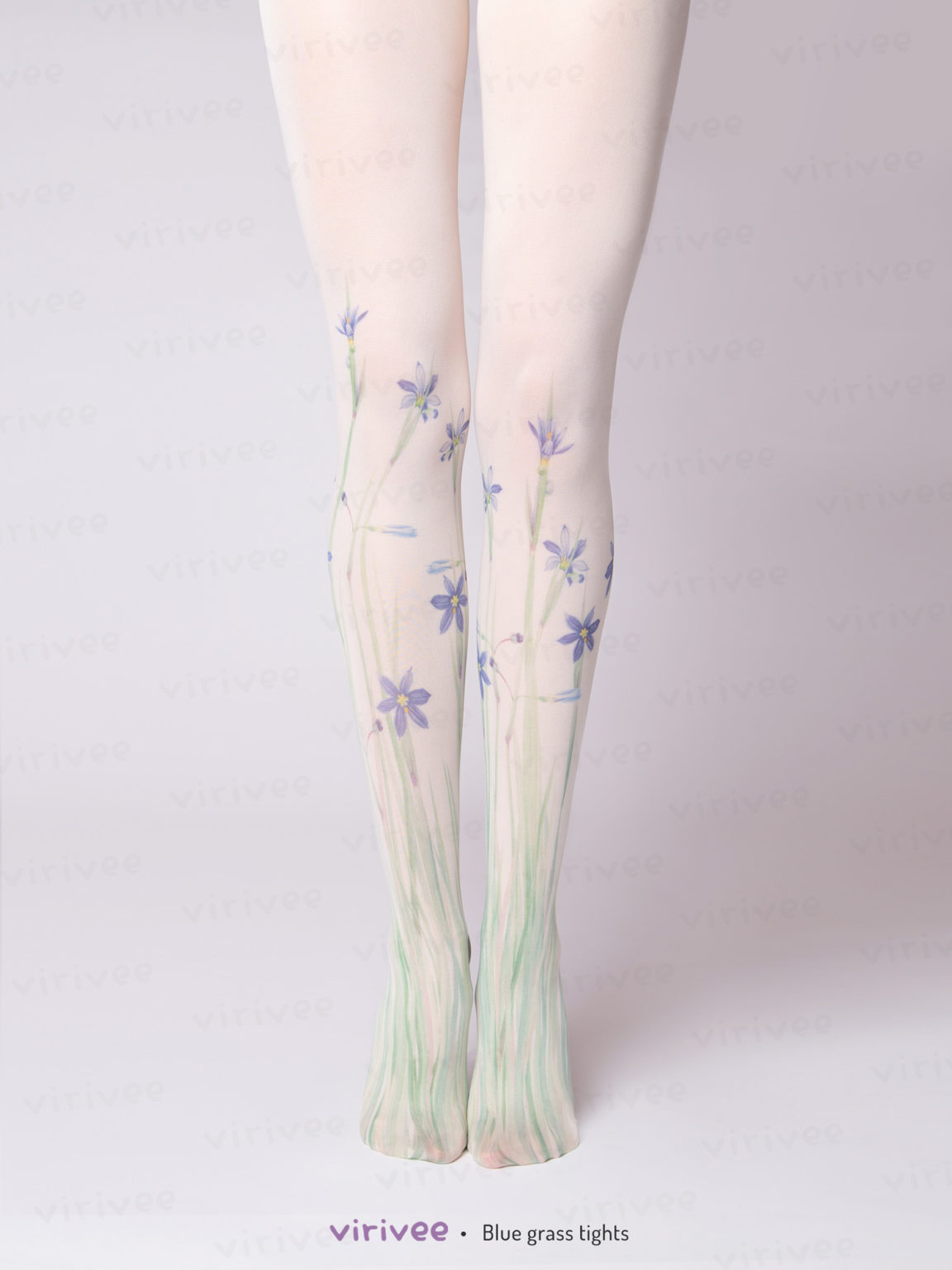 Blue grass tights – Virivee Tights – Unique tights designed and made in ...