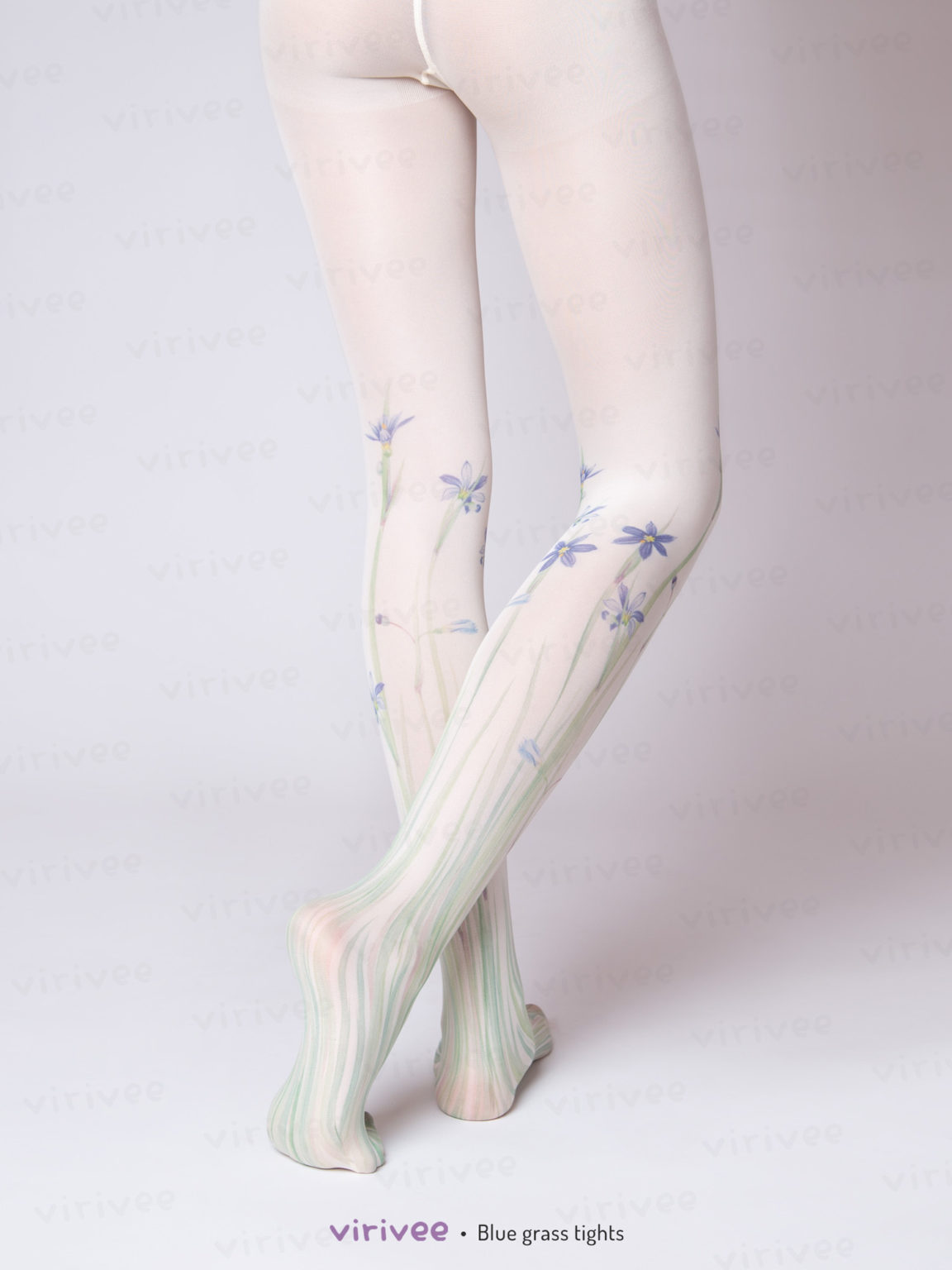 Blue grass tights – Virivee Tights – Unique tights designed and made in ...
