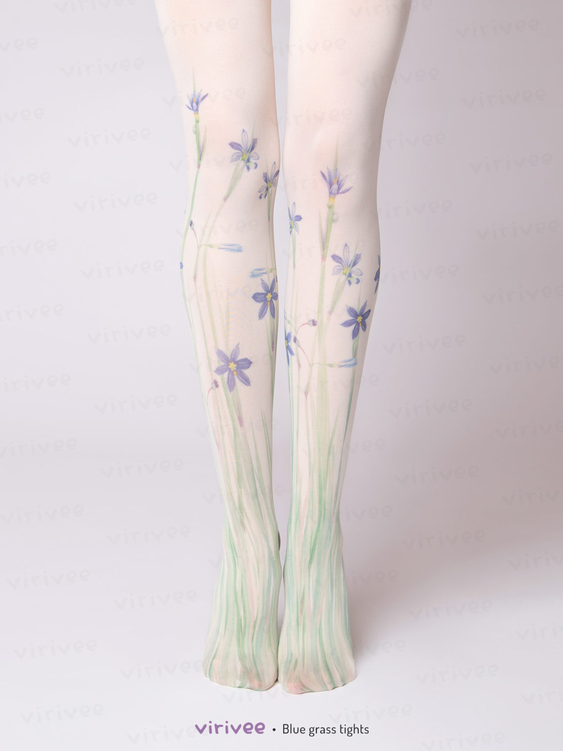 Blue grass tights – Virivee Tights – Unique tights designed and made in ...